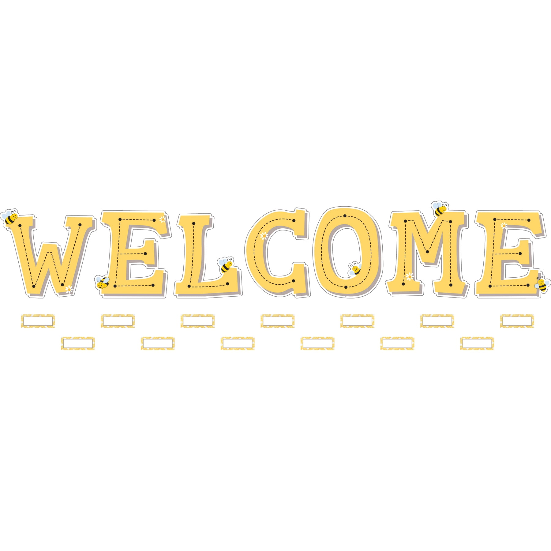 Teacher Created Resources Buzzing Bees Welcome Bulletin Board Set, 55 ...