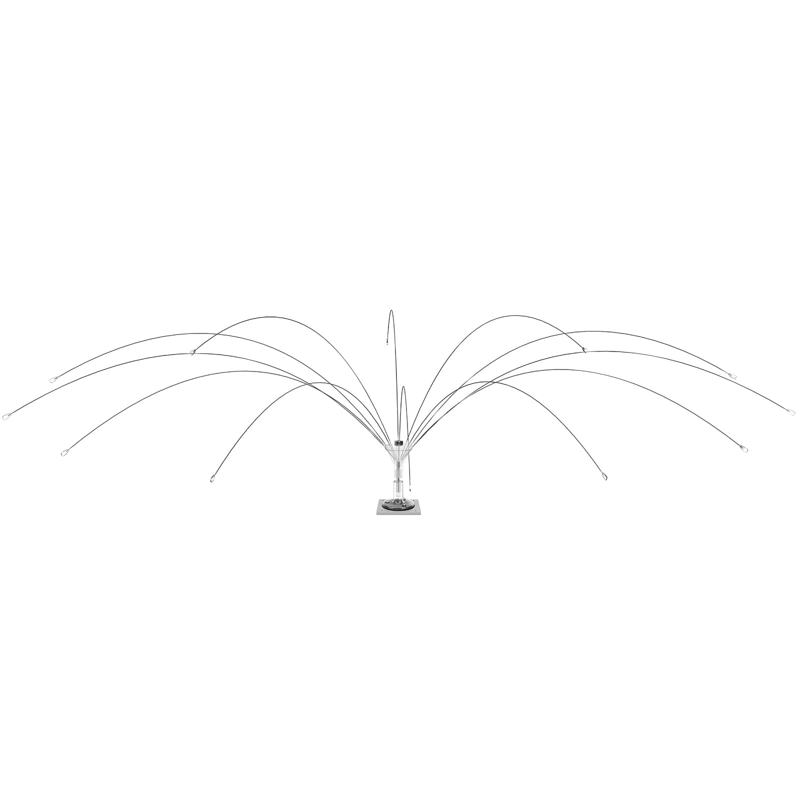 Buzzlett Stainless Steel Bird Deterrent with PVC Base for Outdoors ...