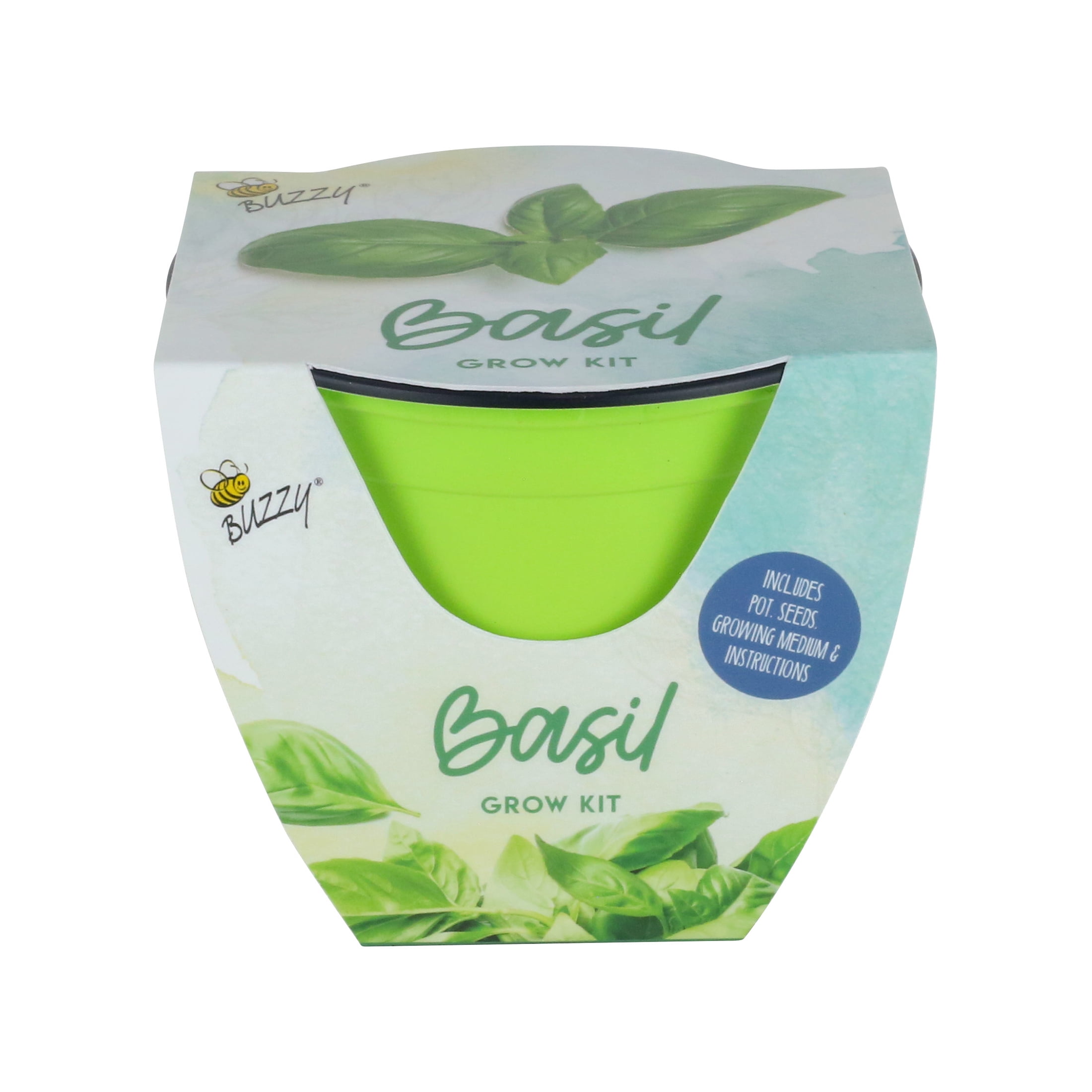 Buzzy Basil Herb Grow Kit Item 97717 - Walmart.com