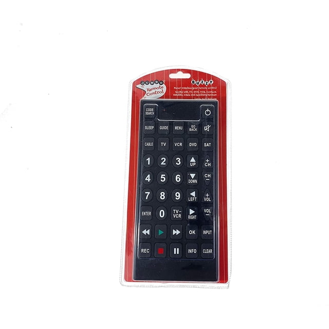Buzzy Jumbo Universal Remote Control ? for TV, DVD, VCR, Cable ...