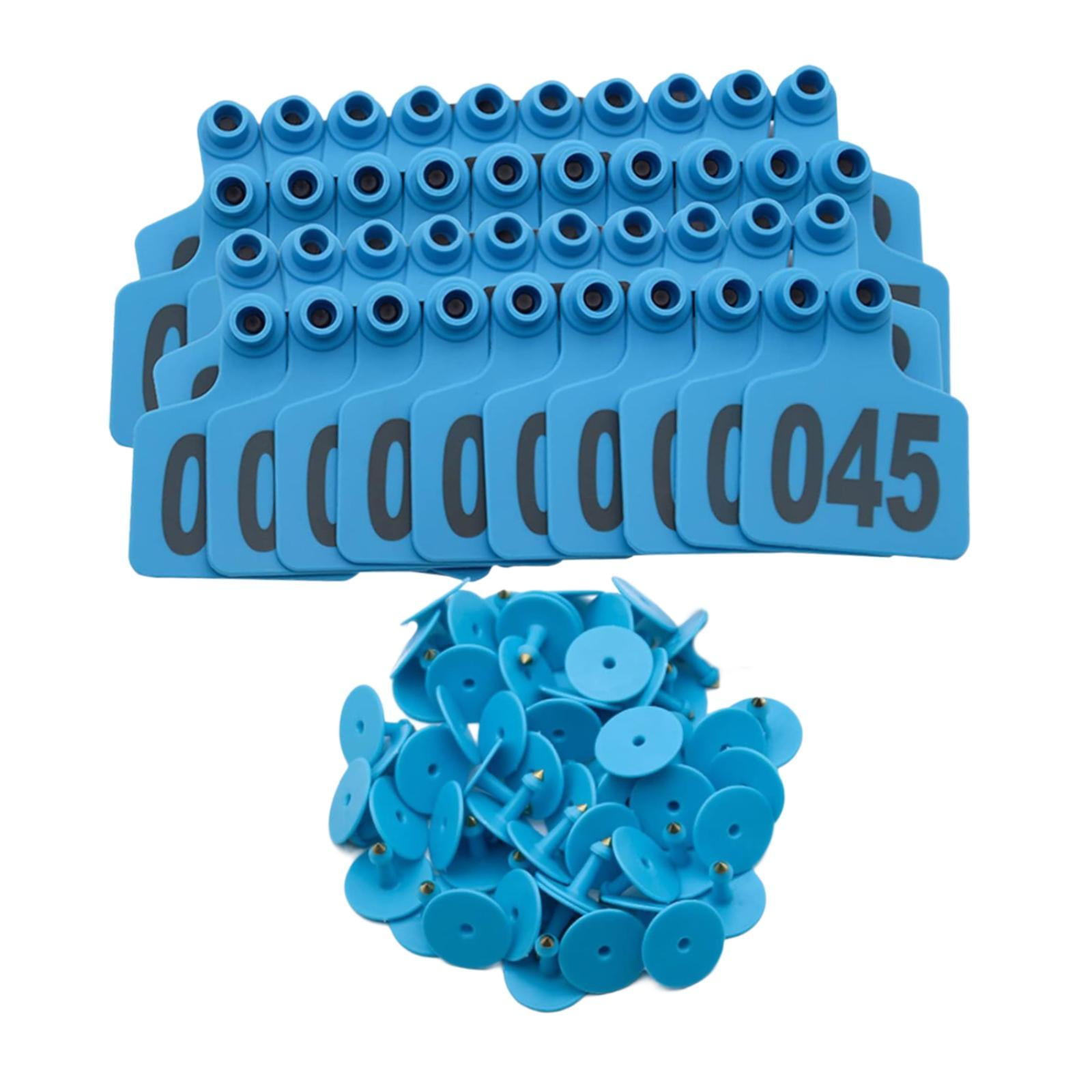 Bvdfgk 100 animal ears labels with 001 to 100 numbers for ...