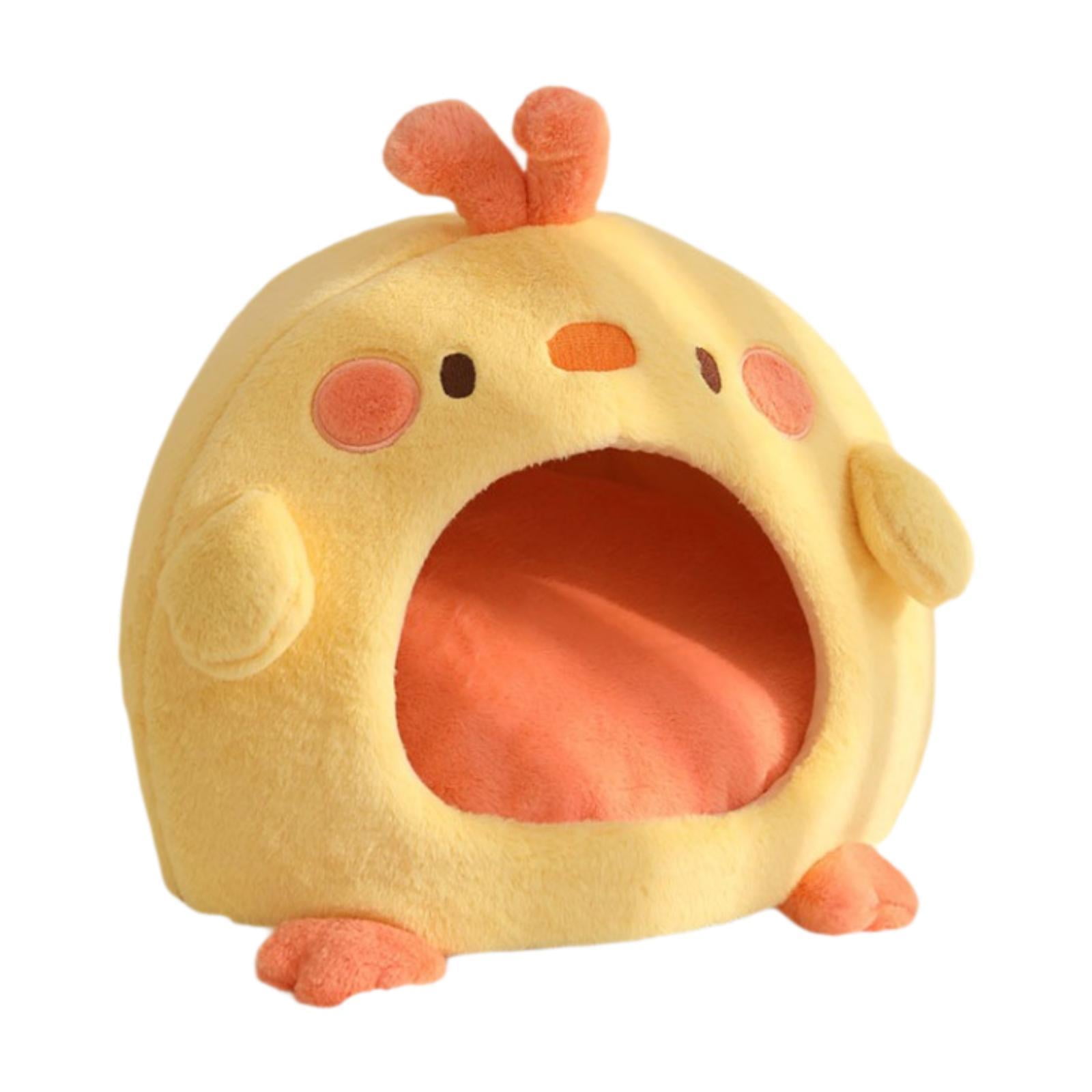 Bvdfgk Cat Bed Condo Chick Shape Self Warming Sleeping Snooze Cat Nest ...