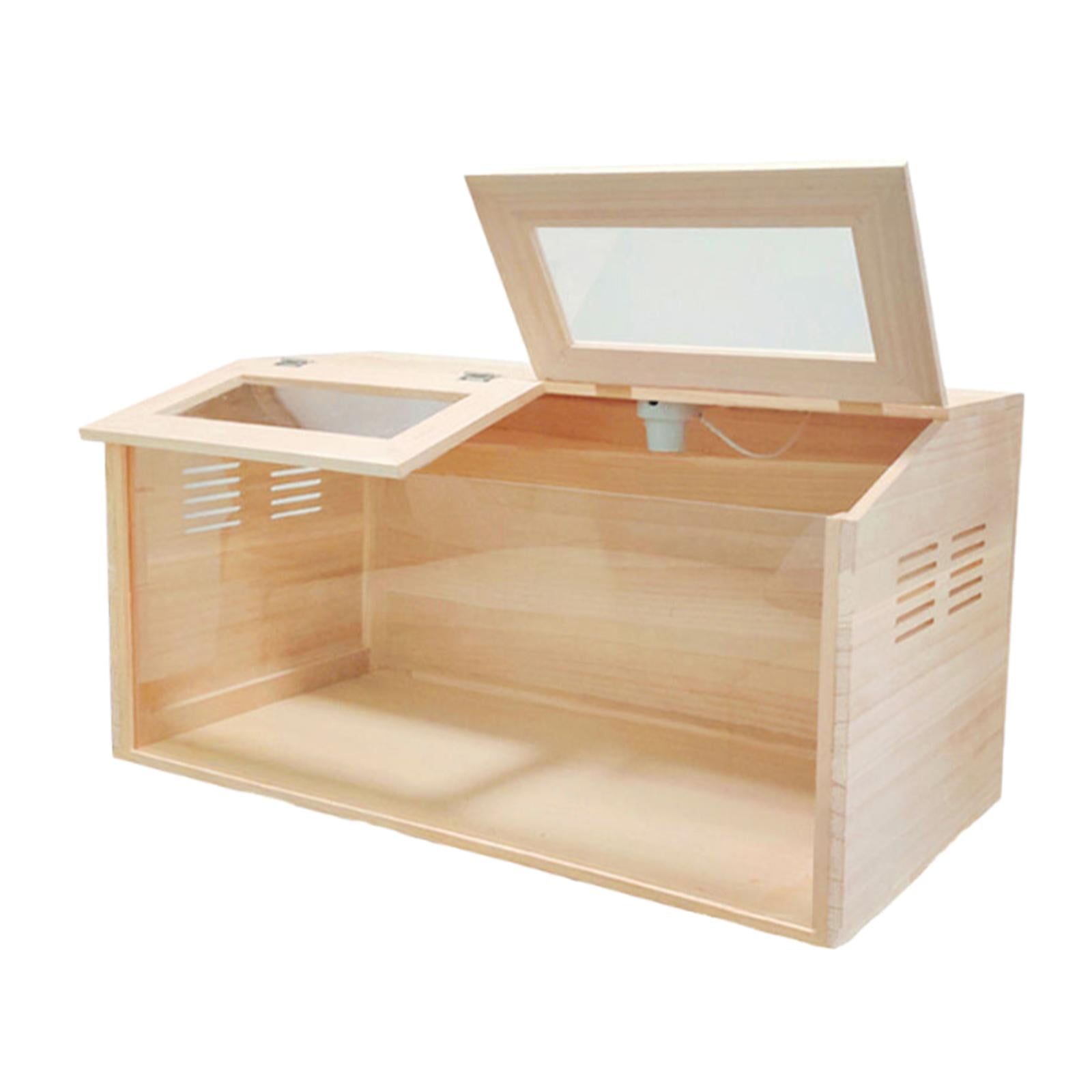Bvdfgk Chick Brooder Box Sturdy Double Doors Quail Coop for Birds ...