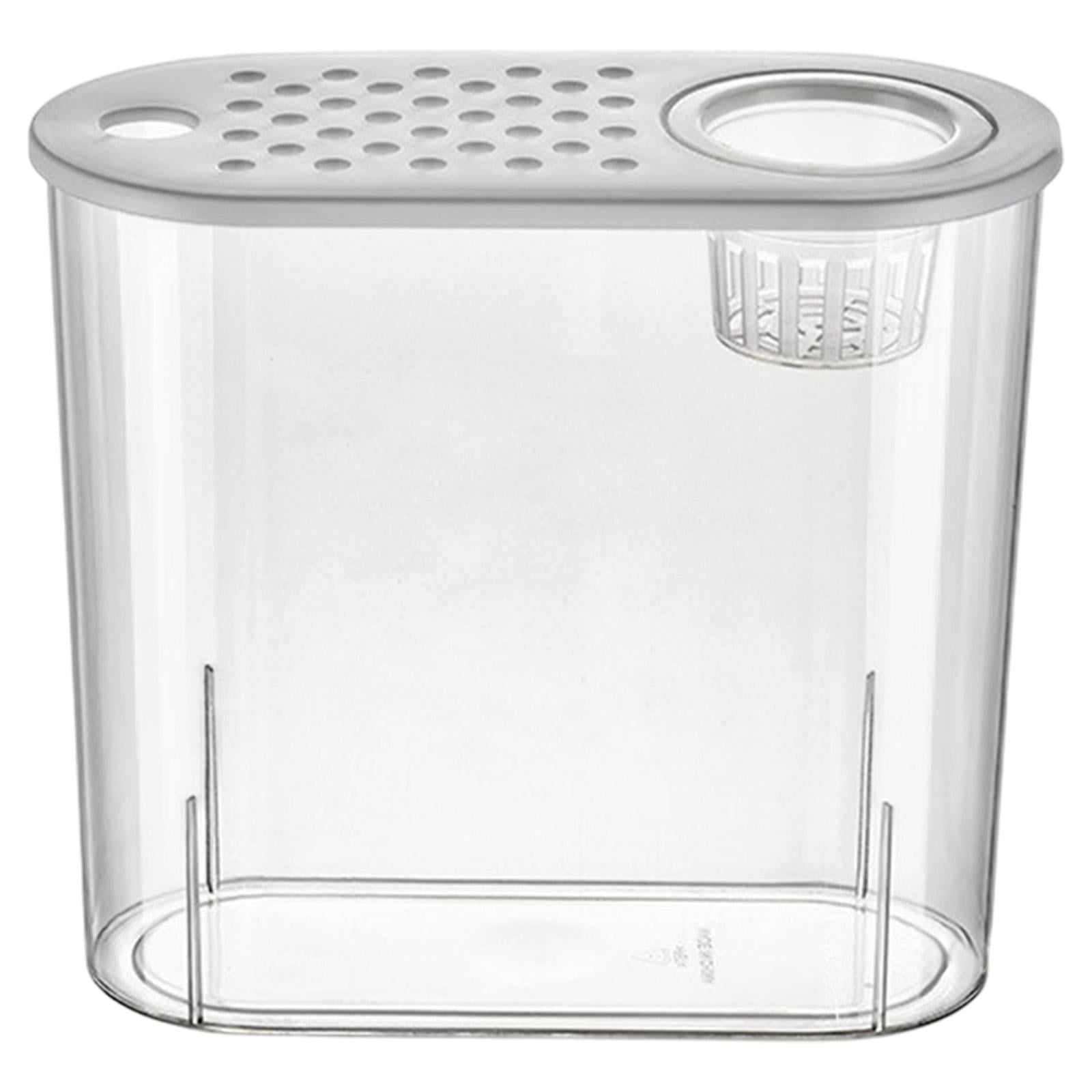 Bvdfgk Desk Aquarium Container Lightweight Storage Jar Terrarium for ...