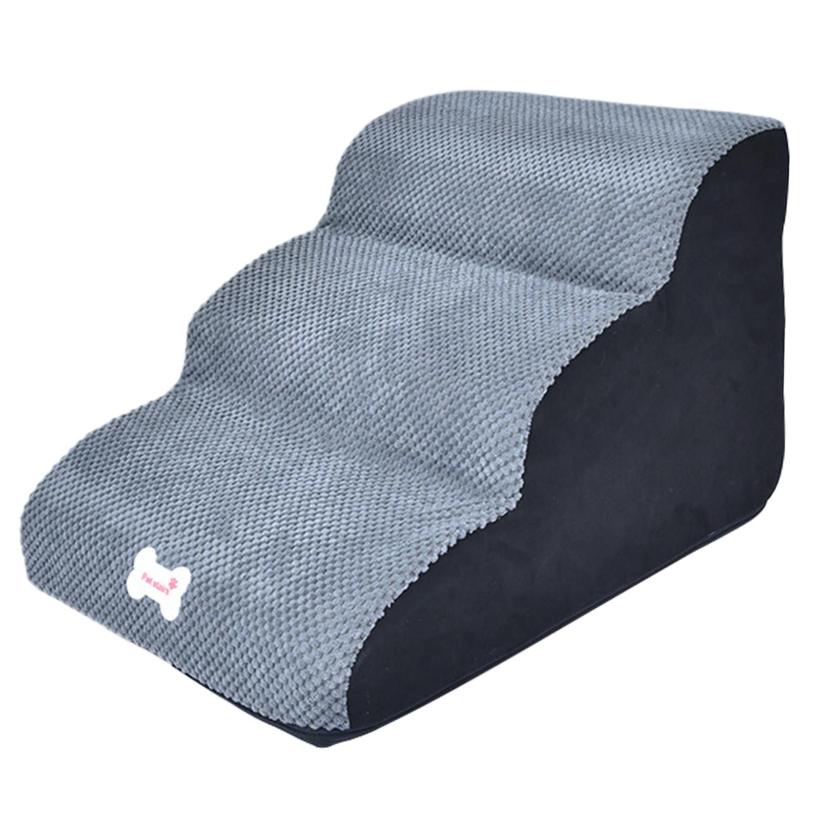 Bvdfgk Dog Stair Ramp 3 Steps Ladder Anti Slip Gentle Slope Removable ...