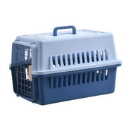Gymax Portable Pet Carrier Kennel Cat Dog Crate Twin Compartments w ...