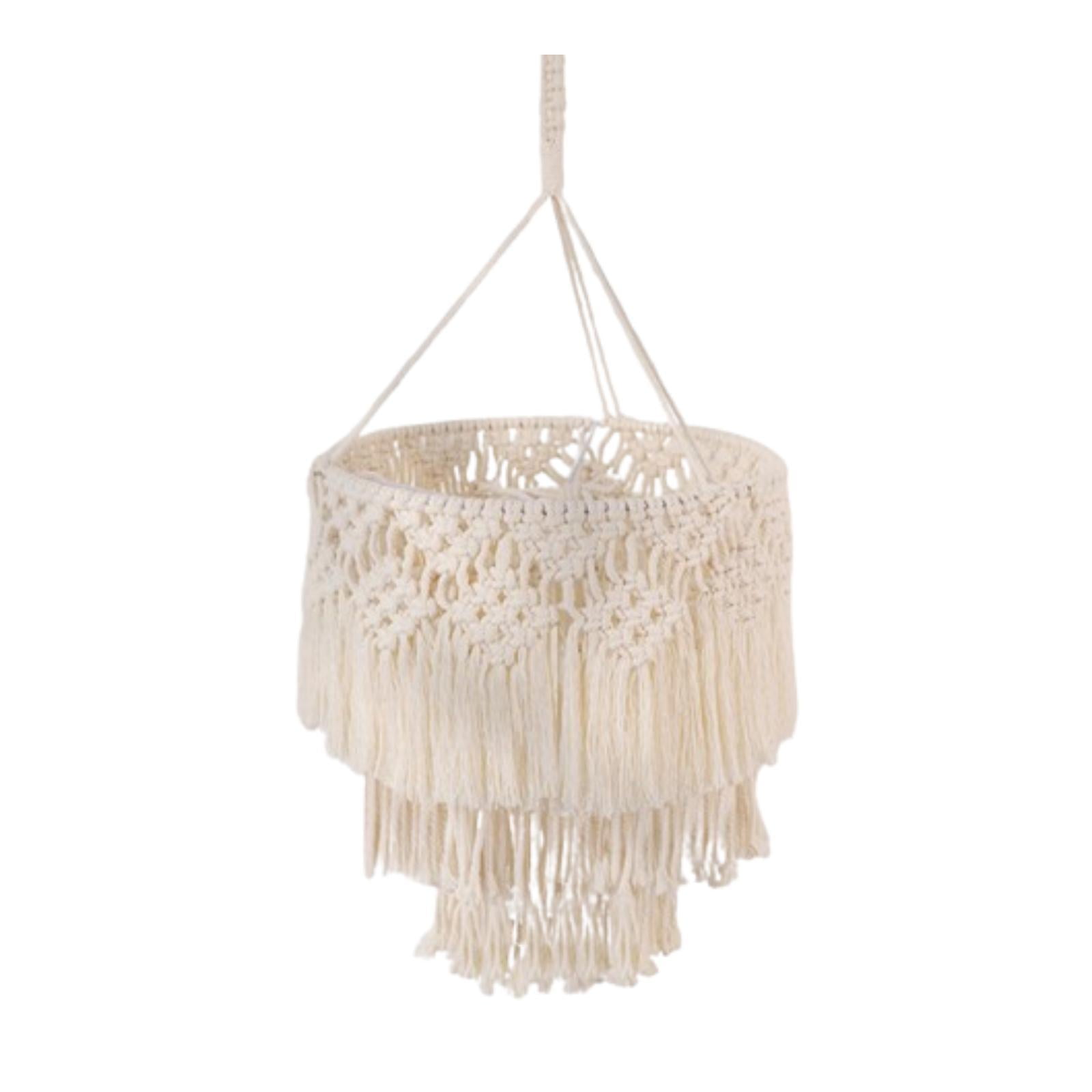 Bvdfgk Macrame ceiling lamp shade shade shade Handmade Modern ...