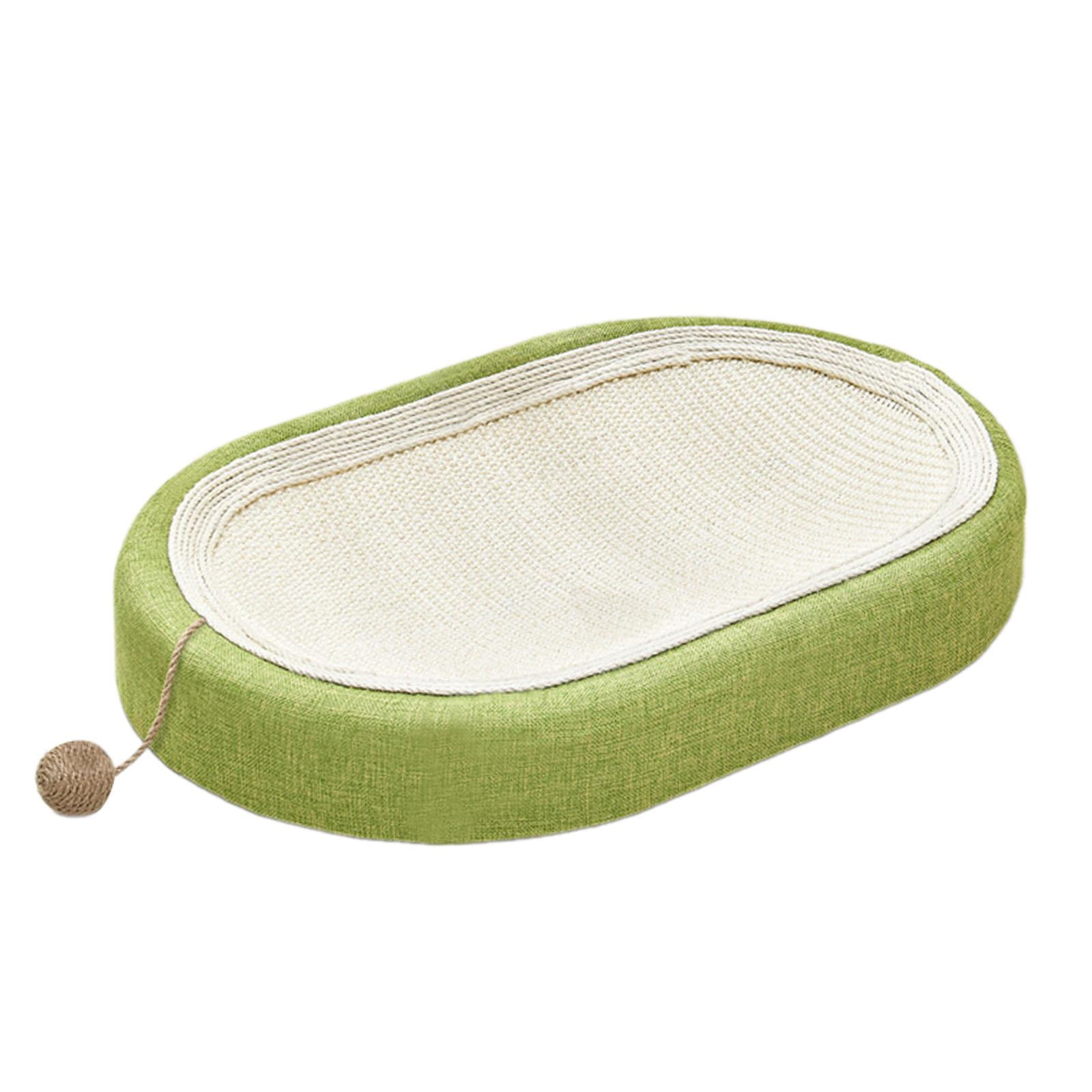 Bvdfgk Oval Cat Scratch Bed, Sisal Cat Scratching Board, Breathable ...
