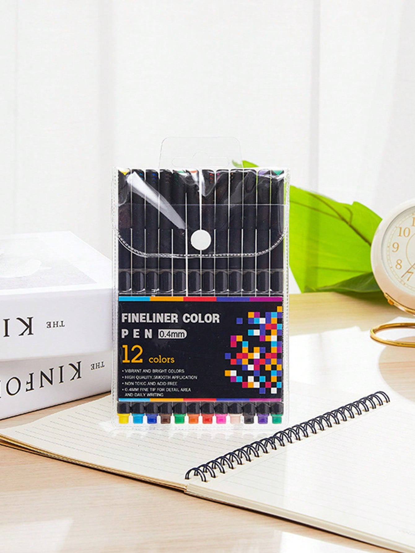 Bview Art Colored Pens Fine Point Markers Fine Tip Drawing Pens ...