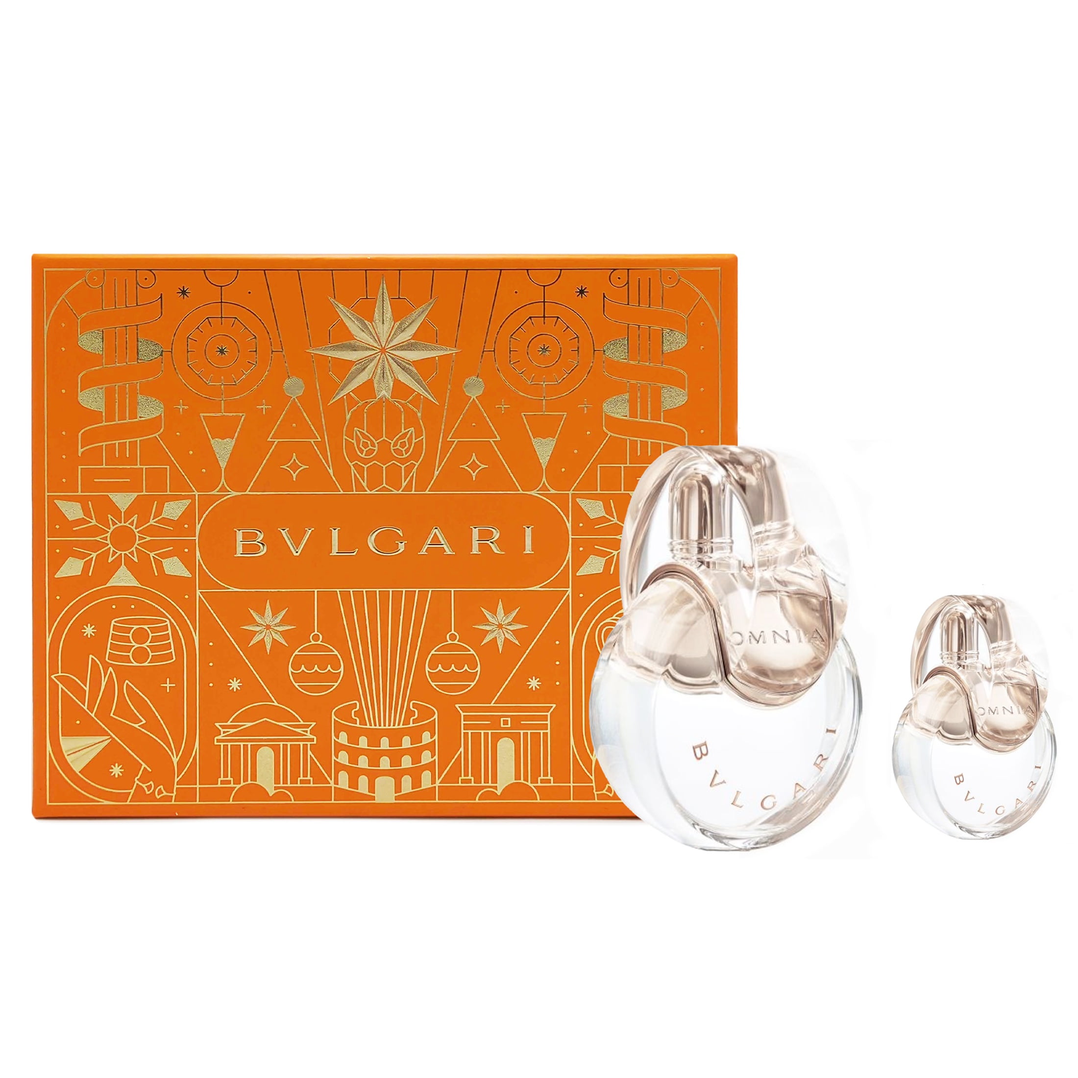 Bvlgari Omnia Crystalline EDT Giftset (EDT 3.4 fl. oz + EDT Mini 0.5 fl ...