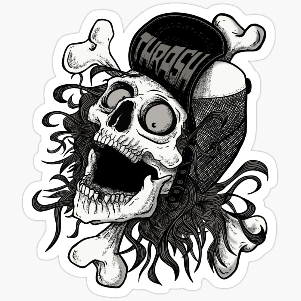 Bw Thrash Bash Stickerphone Decal Water Bottle Stickers, Vinyl Stickers ...