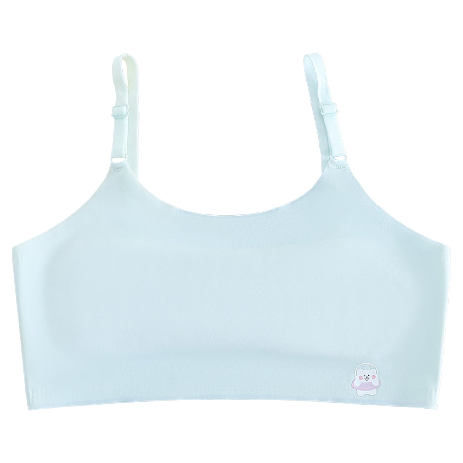 Bwdbhd Girls' Training Bras Big Girls Bra Comfort Fit Seamless for Girl ...