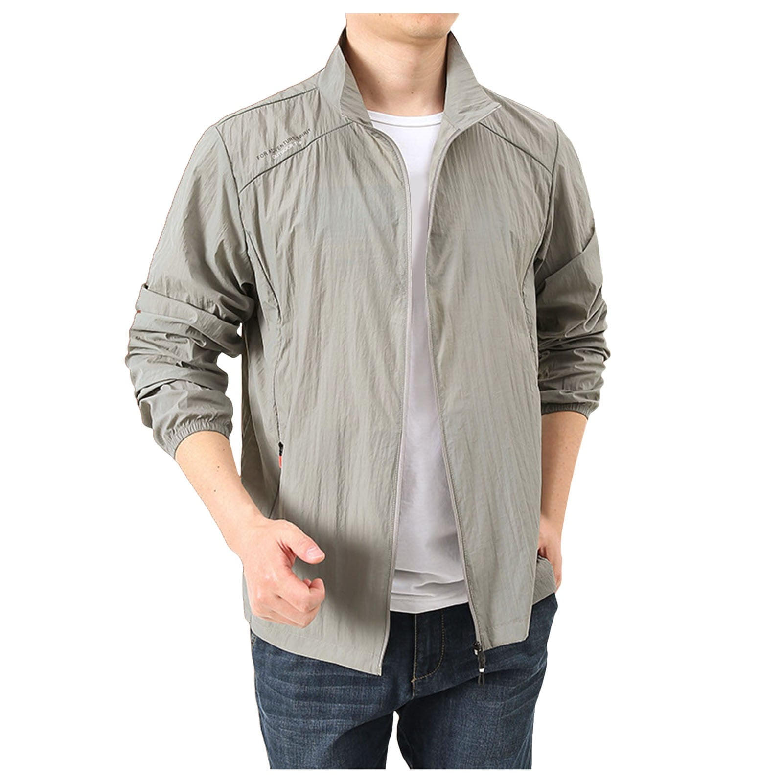 Bwdbhd Jackets for Men Lightweight Jackets Vintage Windbreaker Casual ...