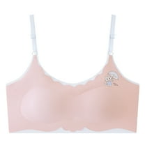 Hanes Girls' Seamless Strappy Back Bralette, 2-Pack, Sizes (S-XXL ...