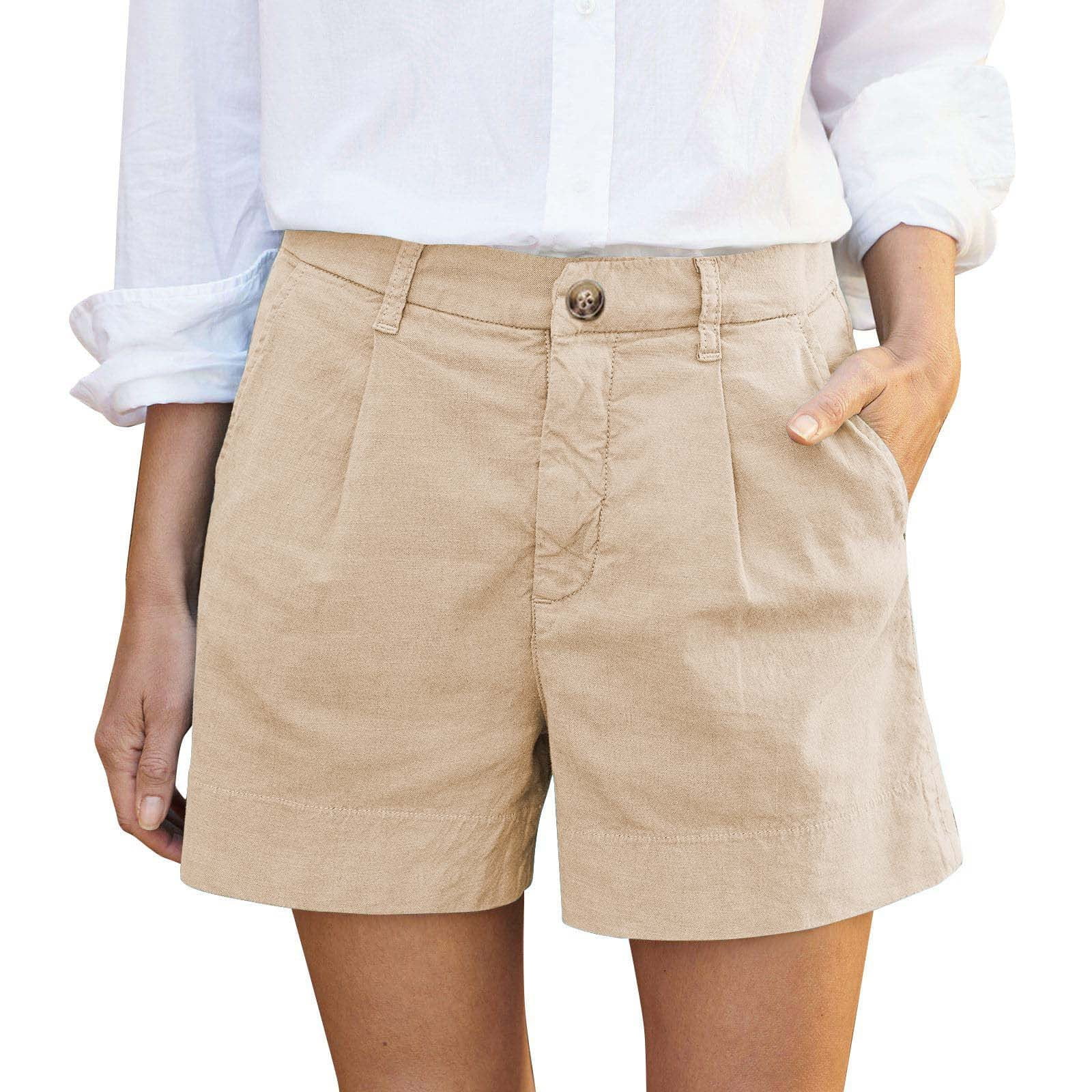 Bwdbhd Women's Shorts 2024 Trendy Summer Dressy High Waisted Pleated ...