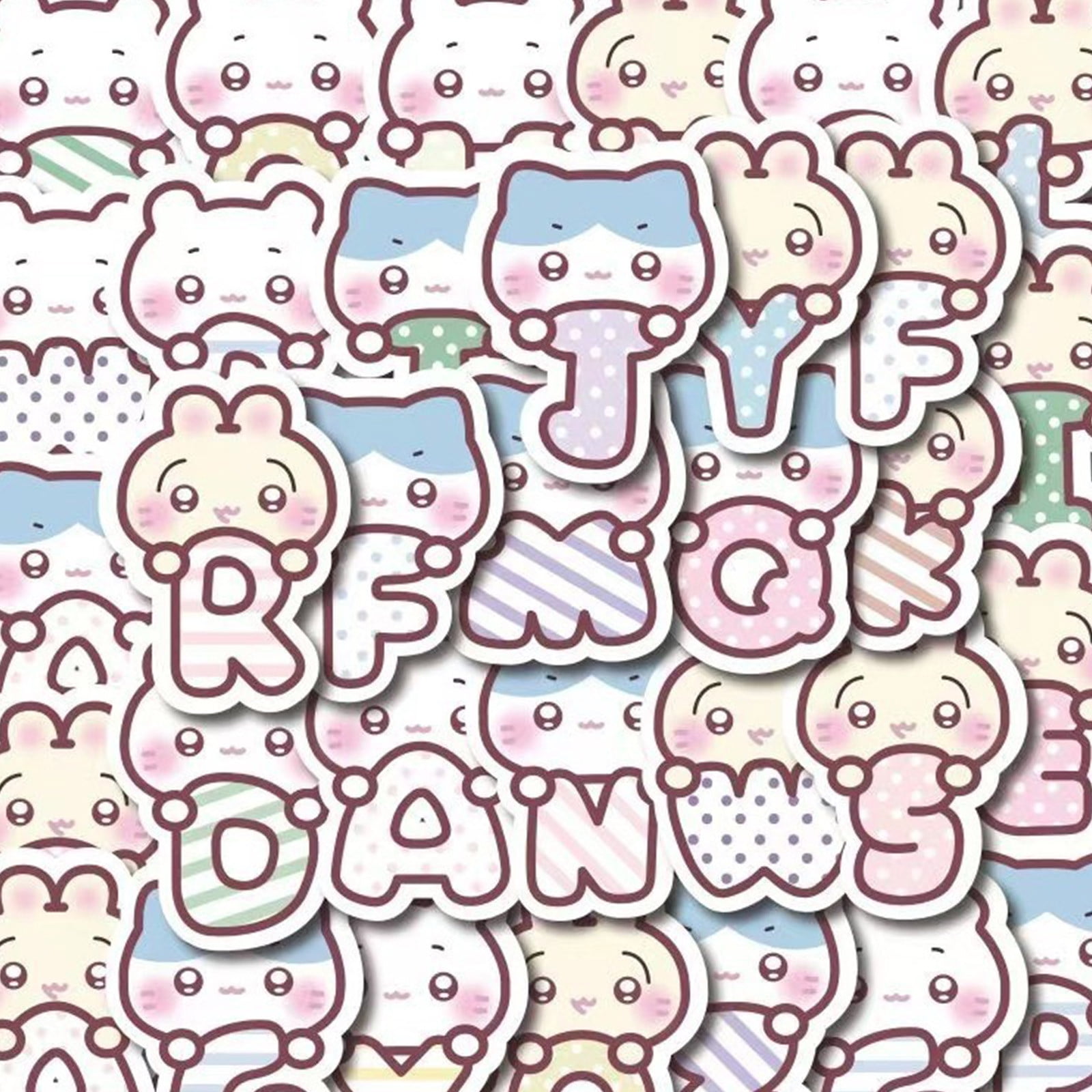 BwiLow 100 Pcs Cute Chiikawa Stickers Cartoon Style Chikawa Stickers ...
