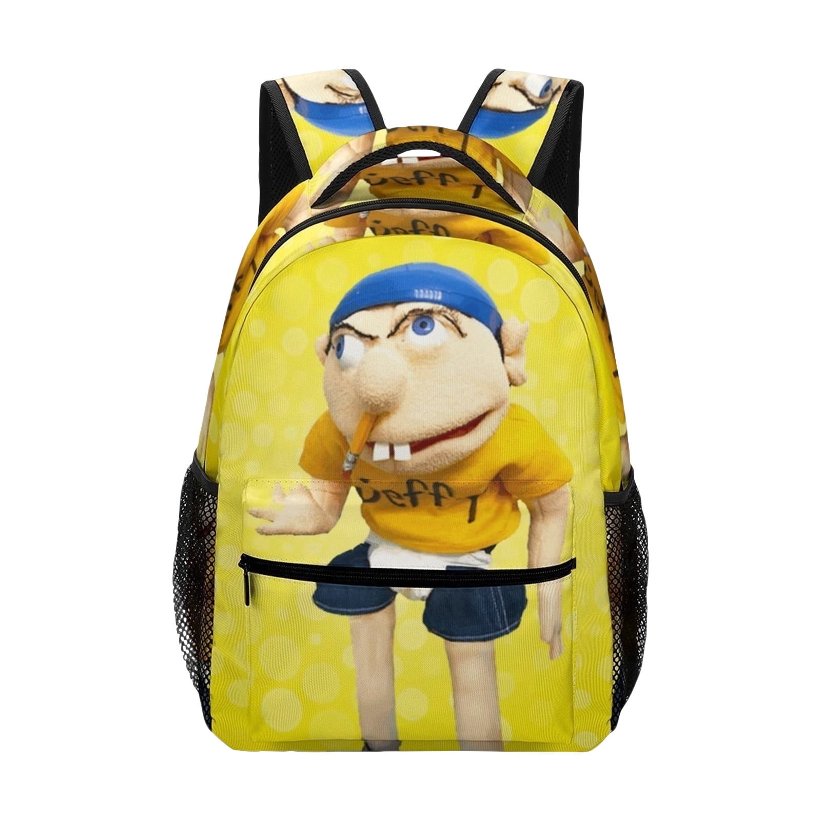 BwiLow Fun Jeffy Backpack 16.1" Personalized Bag for Teens Large ...