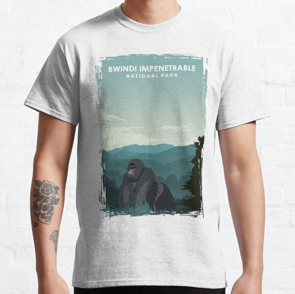 Bwindi Impenetrable National Park Africa Uganda Travel Poster Classic T ...