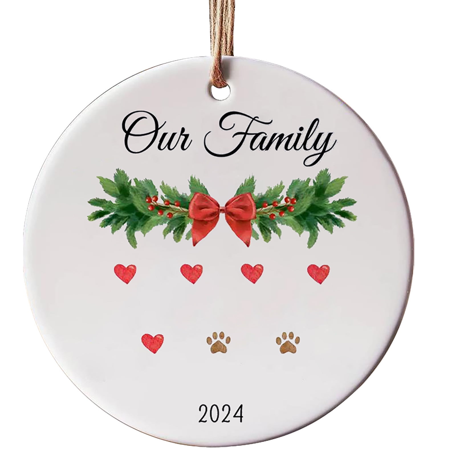 Bwiyojiz Christmas Decor, 2024 Christmas Hanging Christmas Gifts For ...