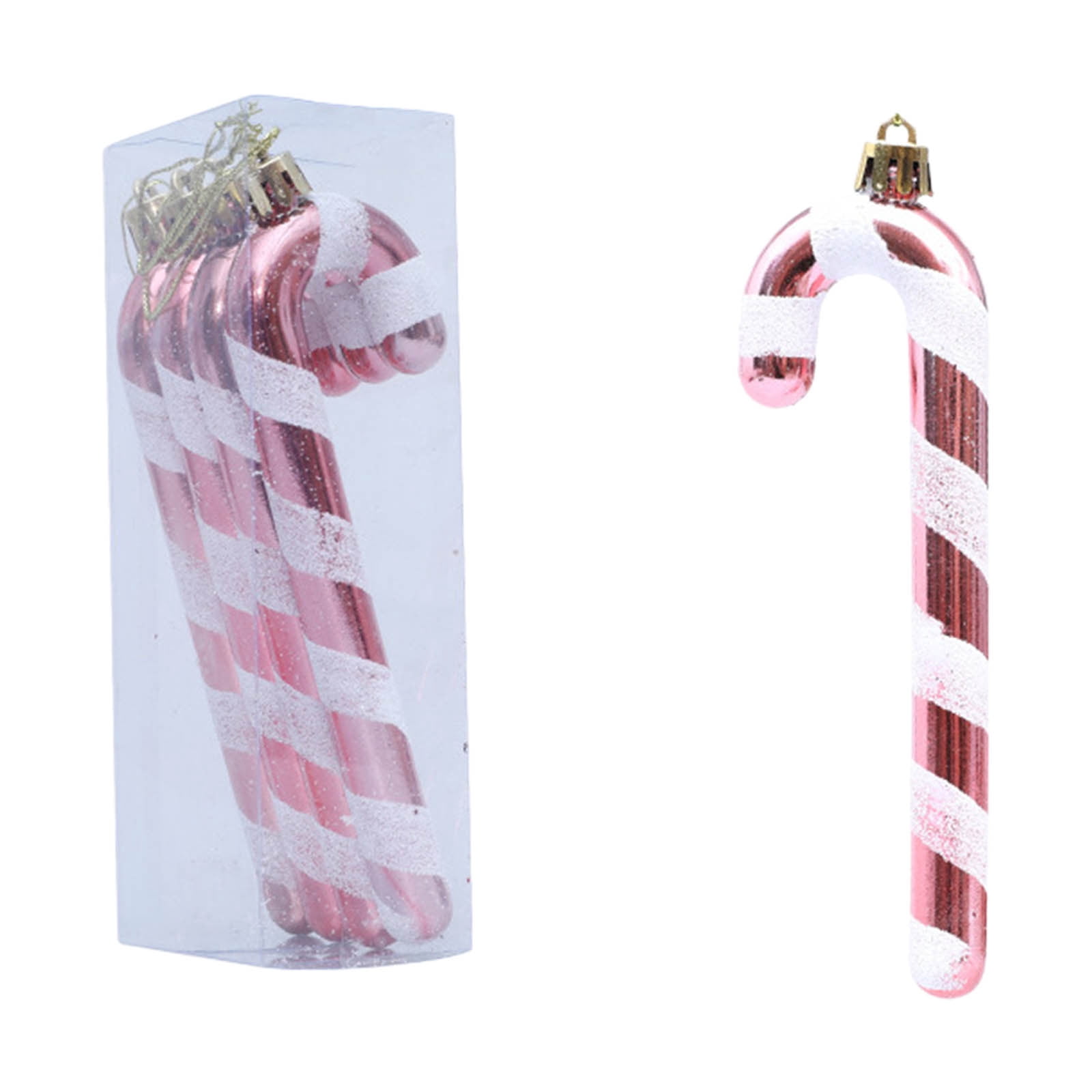 Bwiyojiz Christmas Decor, 4pcs Christmas Tree Decoration- Plastic ...