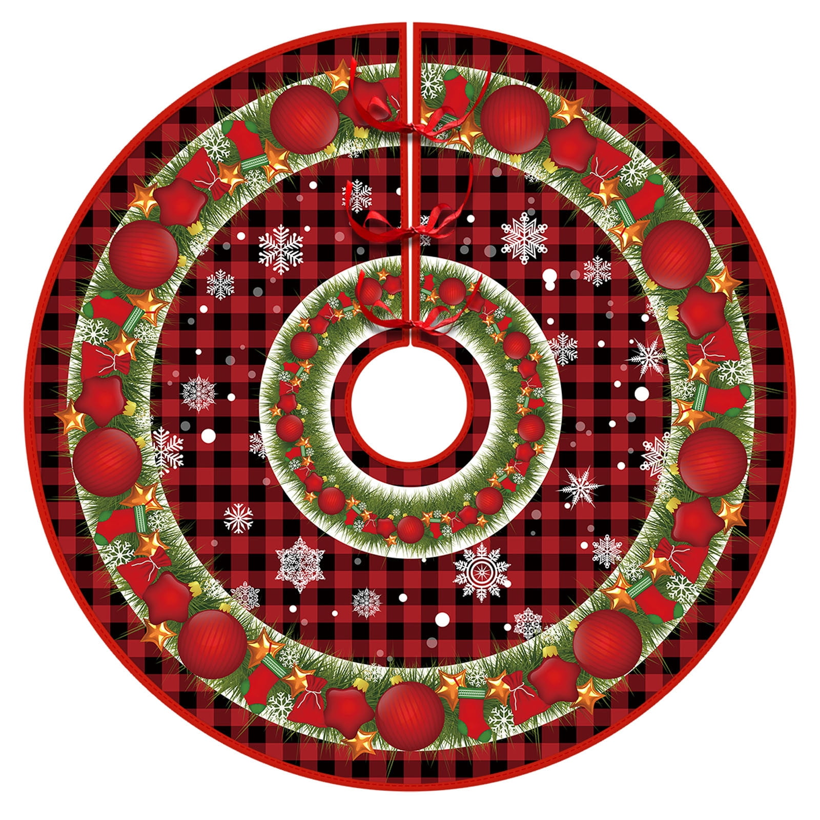 Bwiyojiz Christmas Decorations Indoor, Christmas Tree Skirt Christmas ...