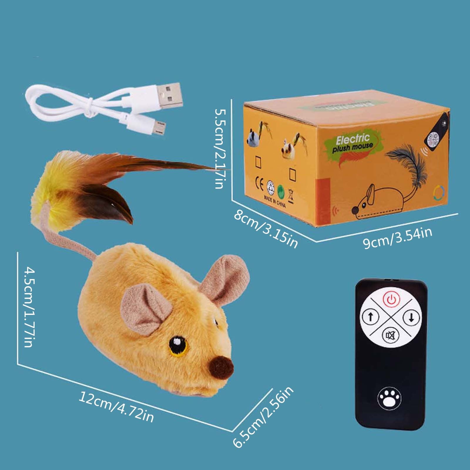 Bwiyojiz Decoration Ornaments Interactive Toys Mouse Mobile Remote ...