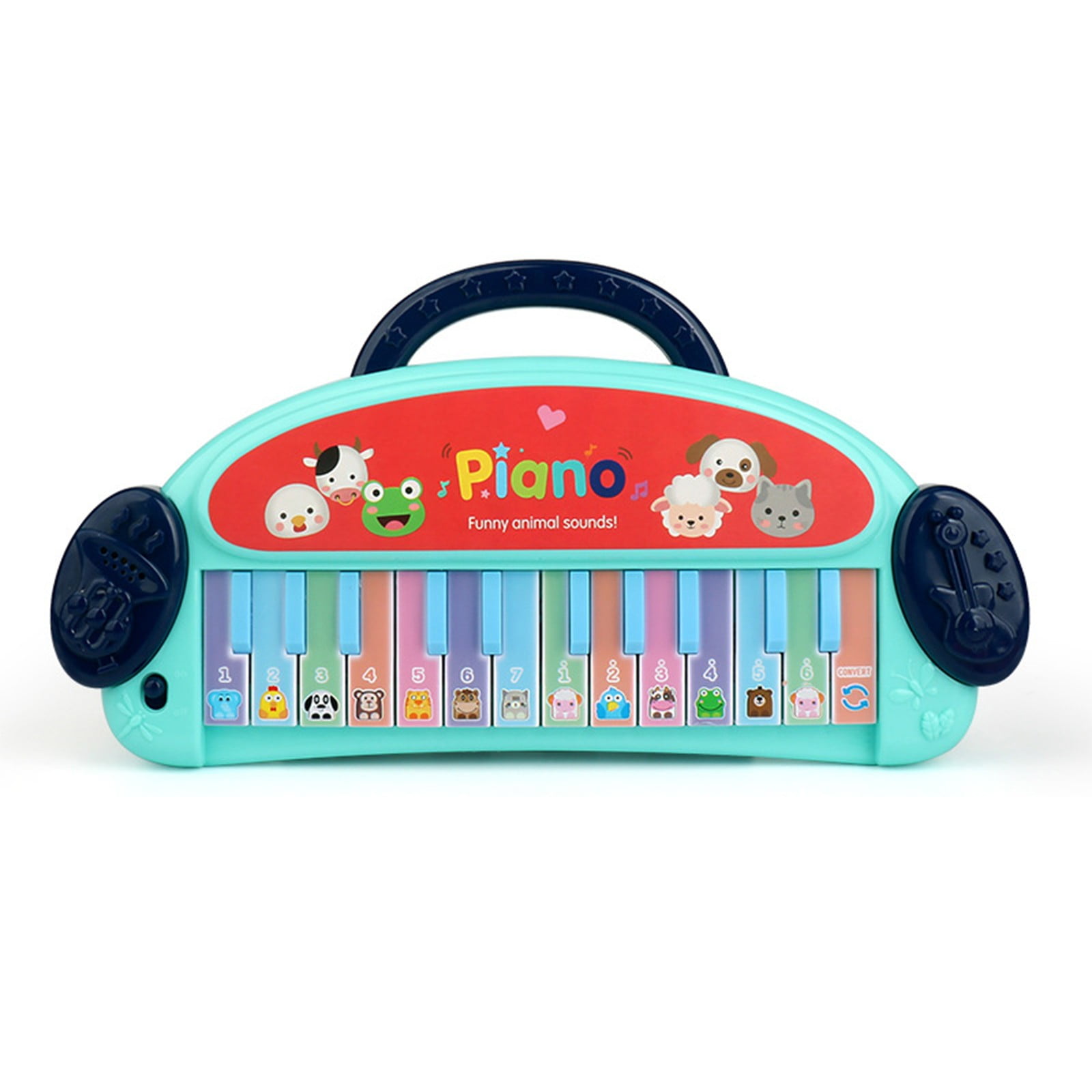 Bwiyojiz Educational Toys 24 Keys Keyboard Piano Multifunction ...