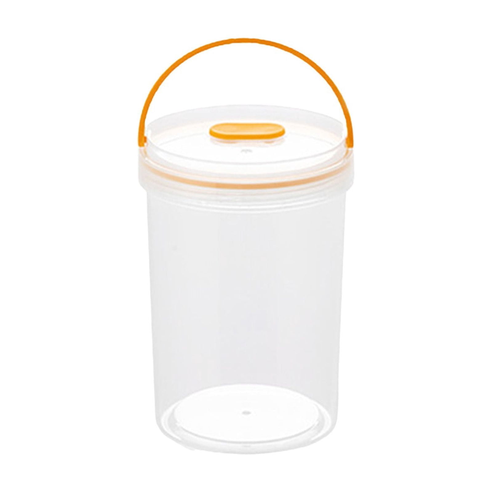 Bwiyojiz Food Container, Round Clear Airtight Storage Containers with ...