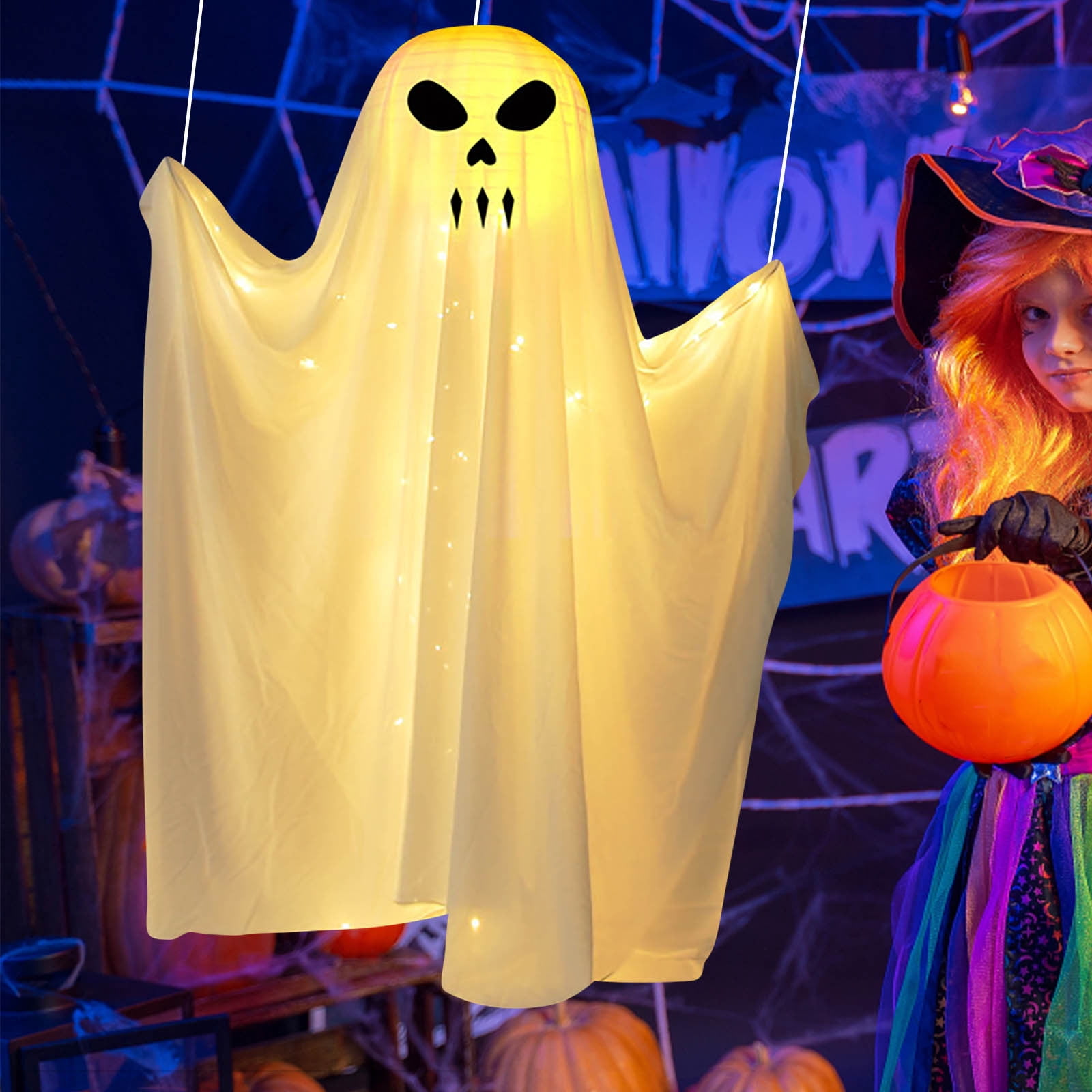 Bwiyojiz Halloween Decorations, Halloween Ghost Pendant Decorative ...