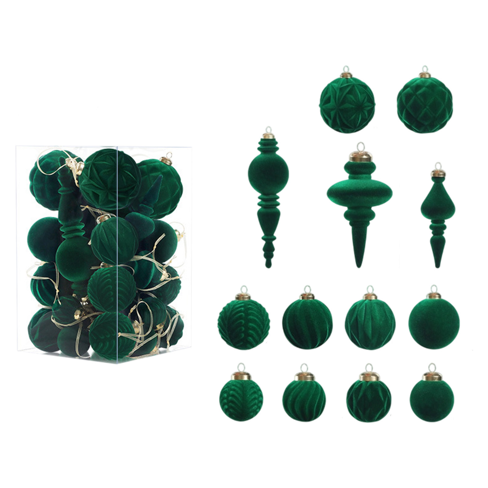 Bwiyojiz Home Decor Christmas Decorations Decoration Count 38pcs ...