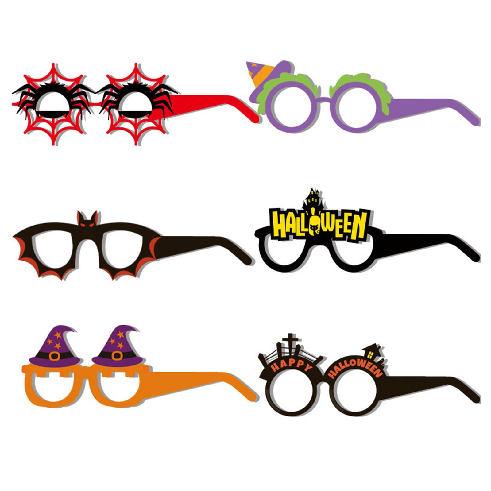 Bwiyojiz Home Decor Event & Party Supplies Count 6pcs Paper 6 Styles ...