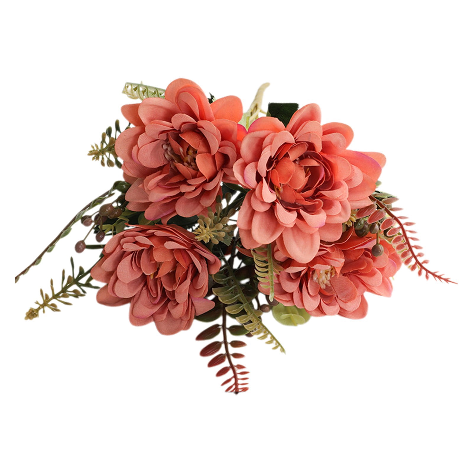 Bwiyojiz Home Decor, Simulation 7-Forked Beautiful Chrysanthemum Bundle ...