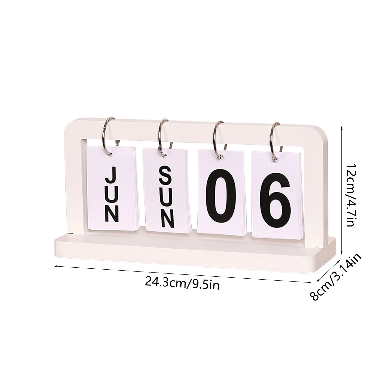 Bwiyojiz Home Decoration Other Wooden Flipping Calendar Student ...