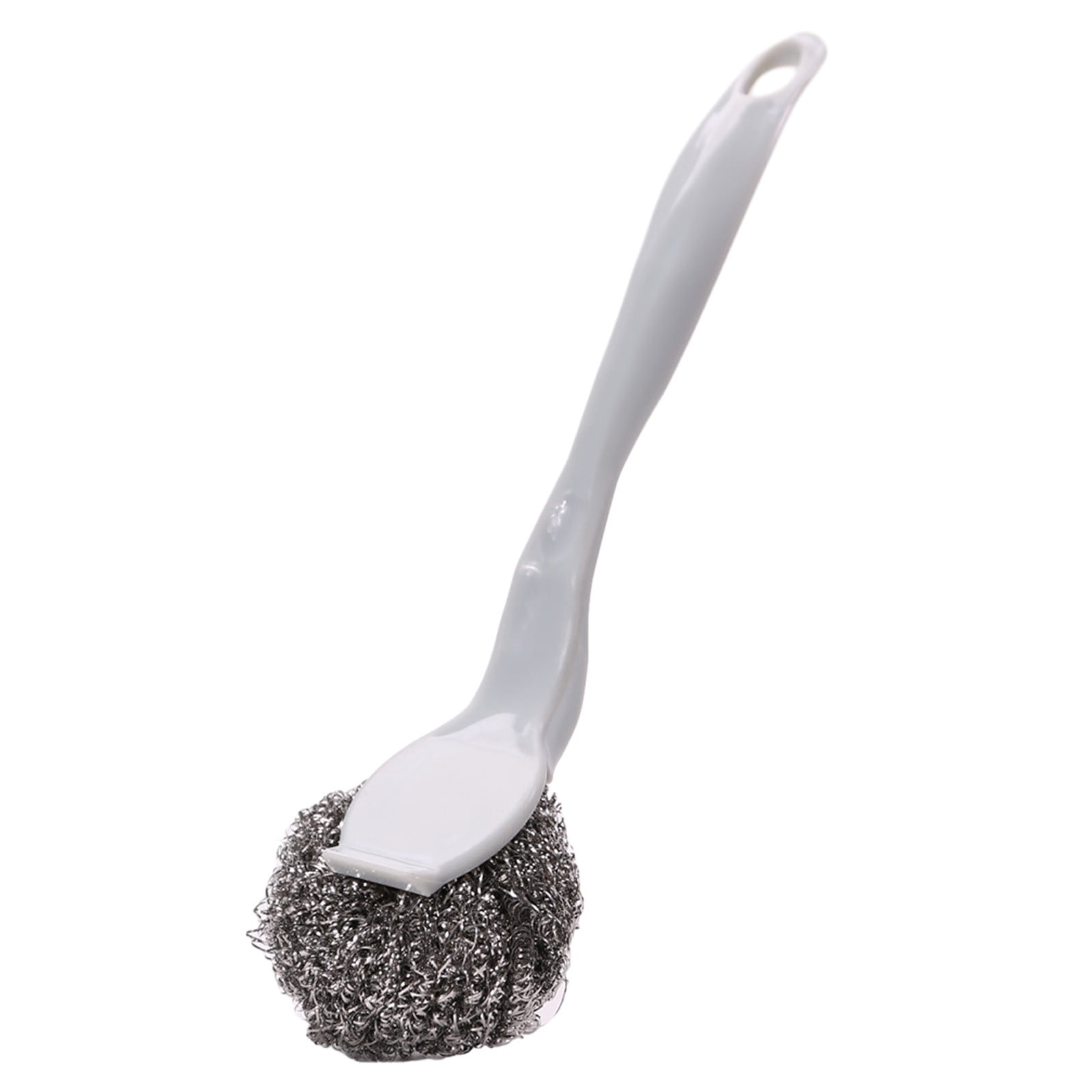 Bwiyojiz Kitchen Gadgets Stainless Steel Sponges Scourer Pot Brush Long ...