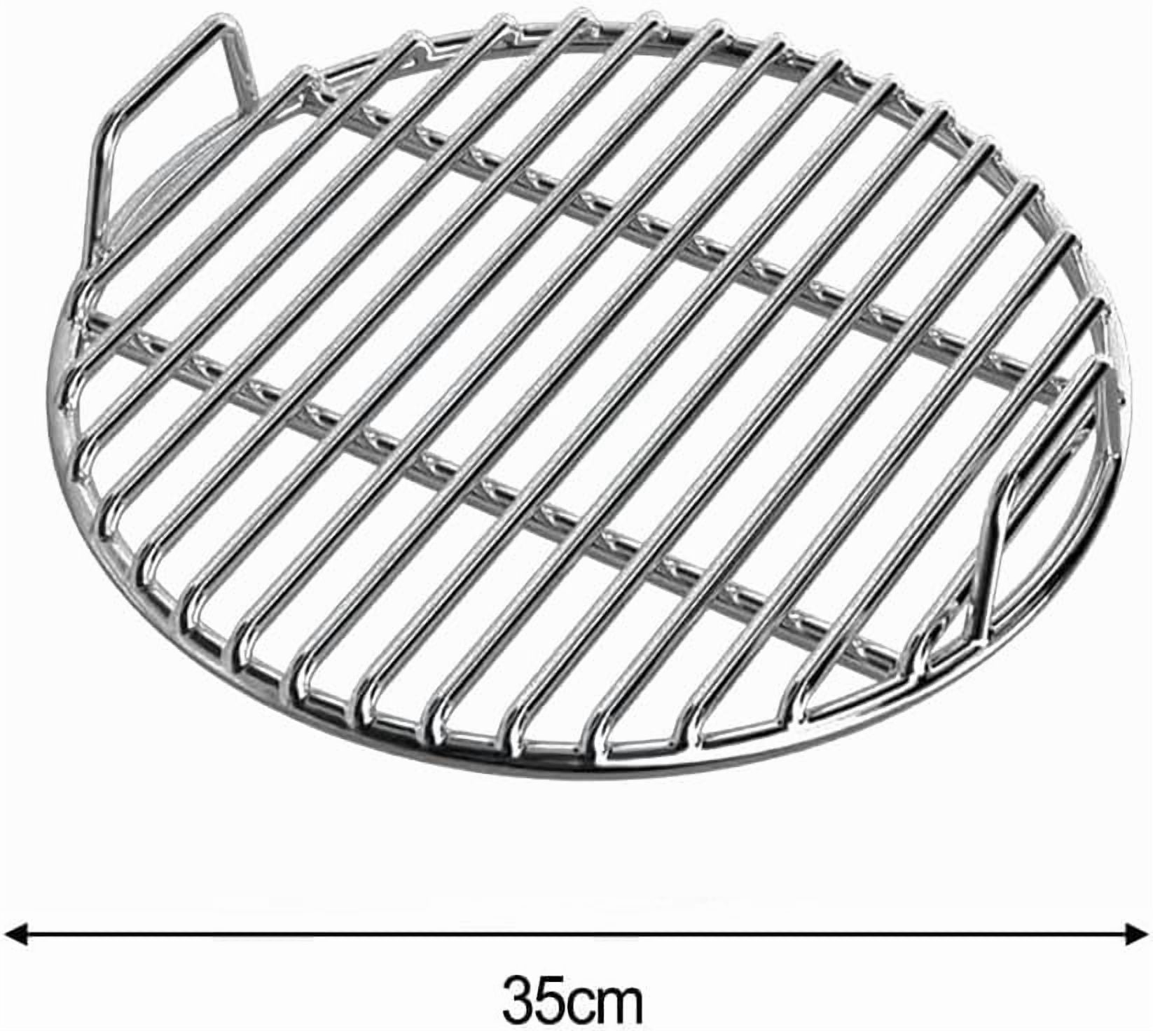 Bwiyojiz Kitchen Utensils 13.7" Round Stainless Steel Cooking Grate BBQ ...