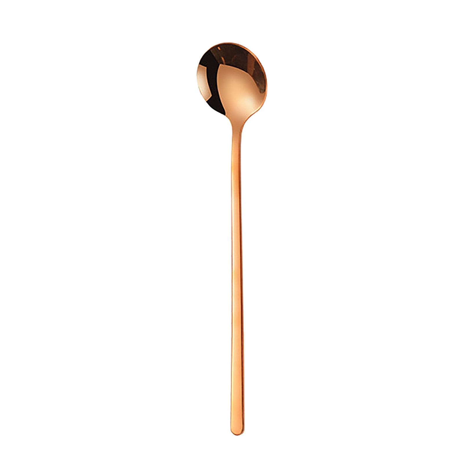 Bwiyojiz Kitchen Utensils 304 Stainless Steel Small Round Spoon Coffee ...