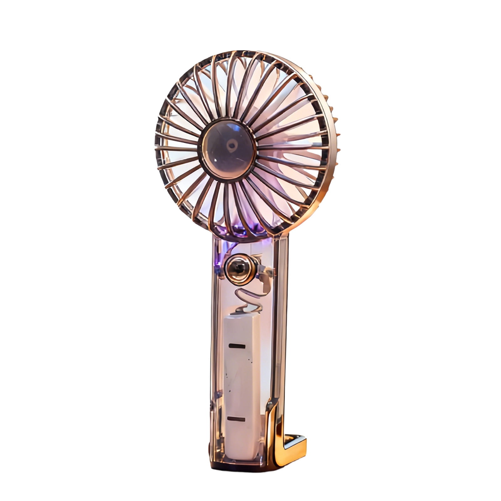 Bwiyojiz Mini Handheld Fan, USB Rechargeable Portable Fan with Base, 3 ...