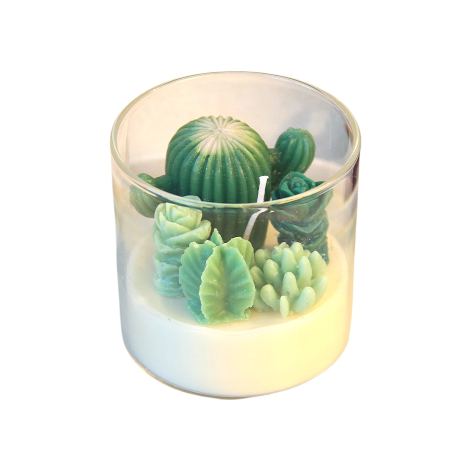 Bwiyojiz Room Decor, Imitation Succulents Aromatherapy Candle Home ...
