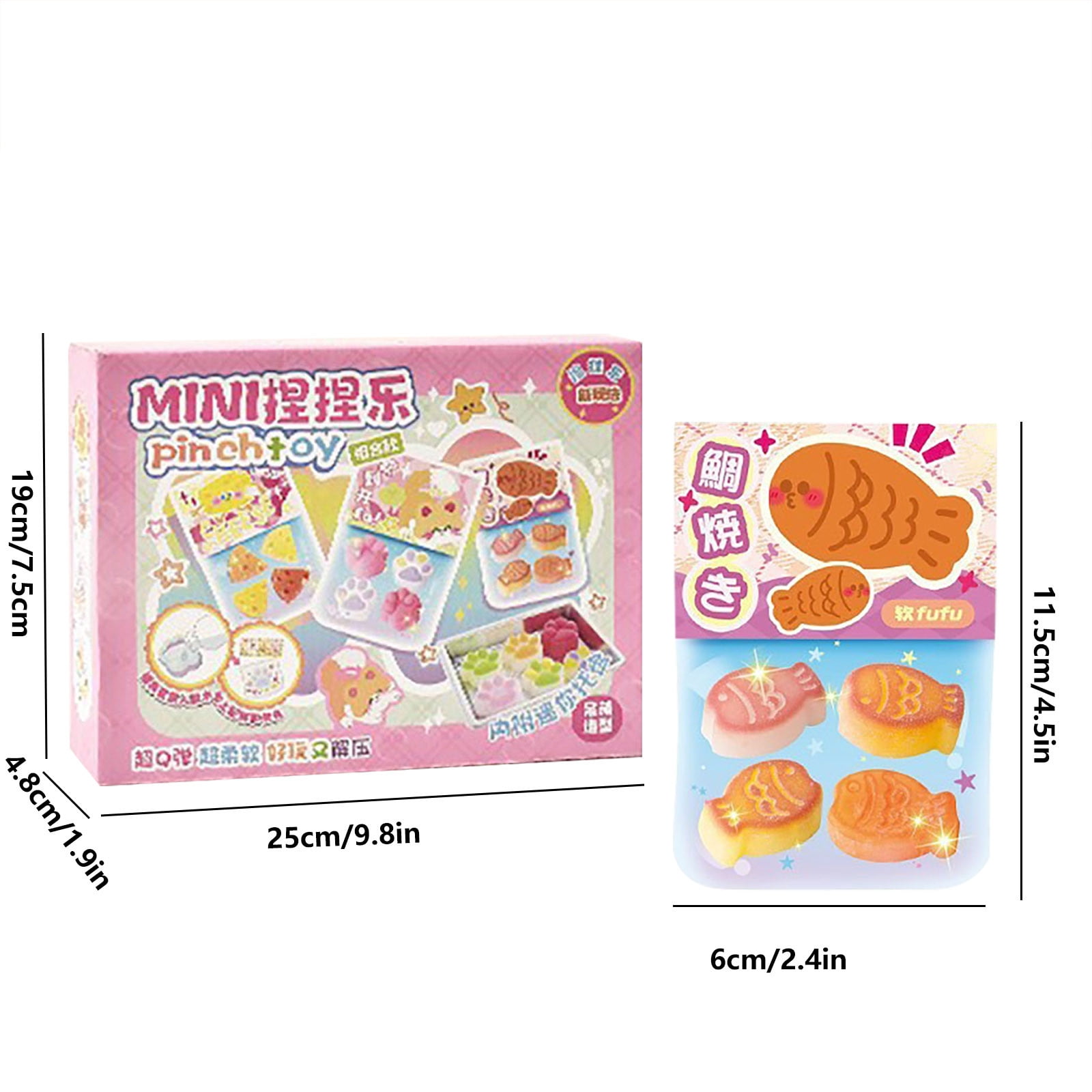 Bwiyojiz Stress Relief Toys, Claw Yakitori Cheese Pinch Material Kit ...