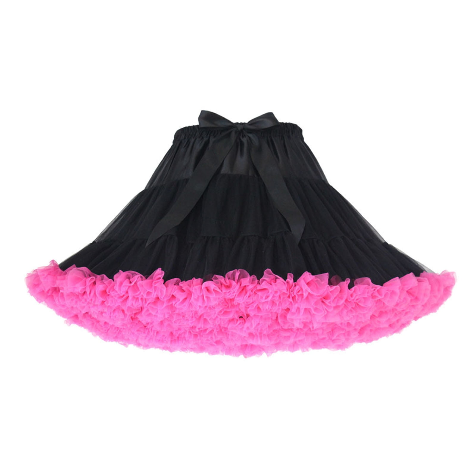Bwndum Tulle Skirts for Women Puffy Ballet Tutu Skirts Layered Princess ...