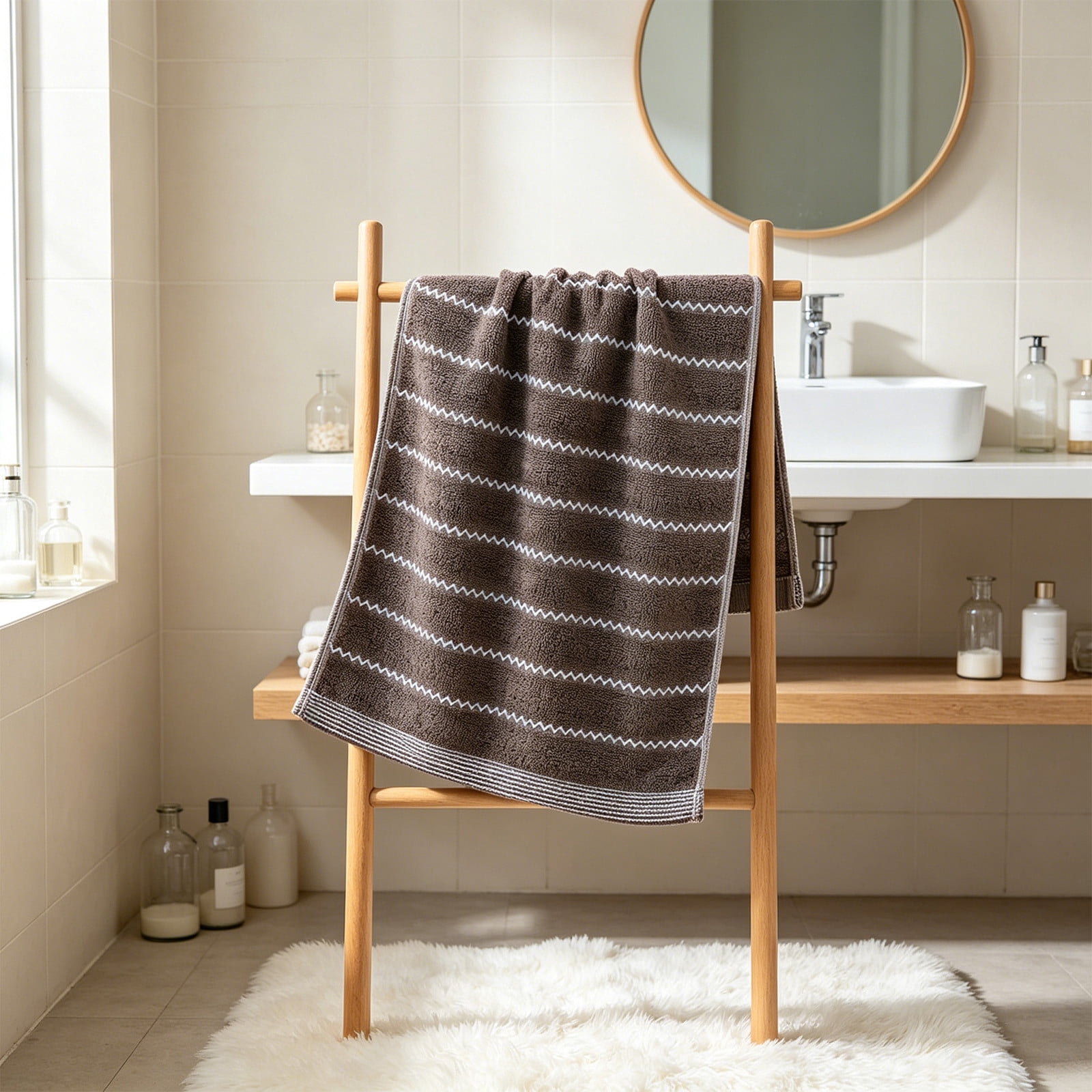 Bwomeauty Birthday Gifts, Bath Towel Large Size 34 X 74 Cm Extra Large ...