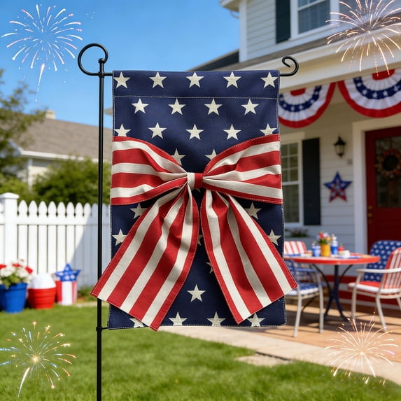 Bwomeauty Birthday Gifts, Independence Day Decorative Garden Flag Yard ...