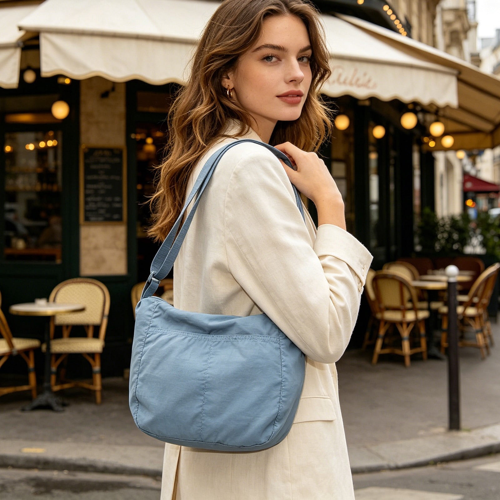 Bwomeauty Birthday Gifts, Solid Color Crossbody Bag Waterproof Nylon ...