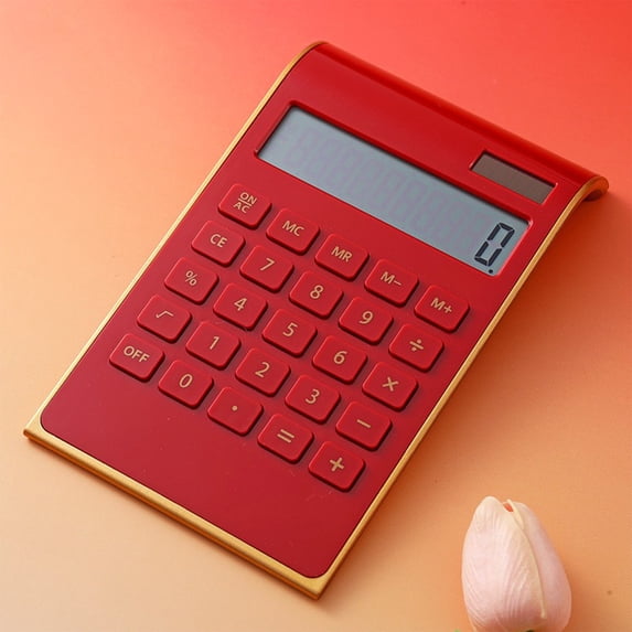 Bwomeauty Classroom Gifts, 1PC Battery Calculator 12-digit Portable ...