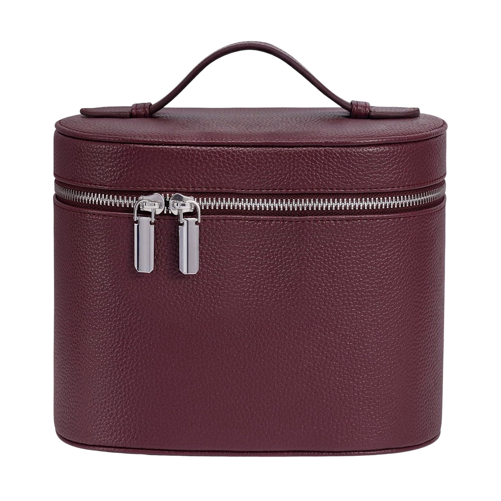 Bwomeauty Family Gifts, Cosmetic Case Leather Makeup Bag Portable ...