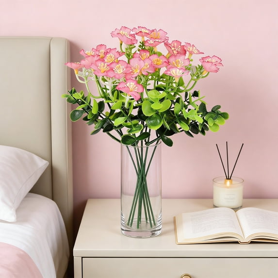 Bwomeauty Family Gifts, Countrys-Style Artificial Green Plants Plastic ...