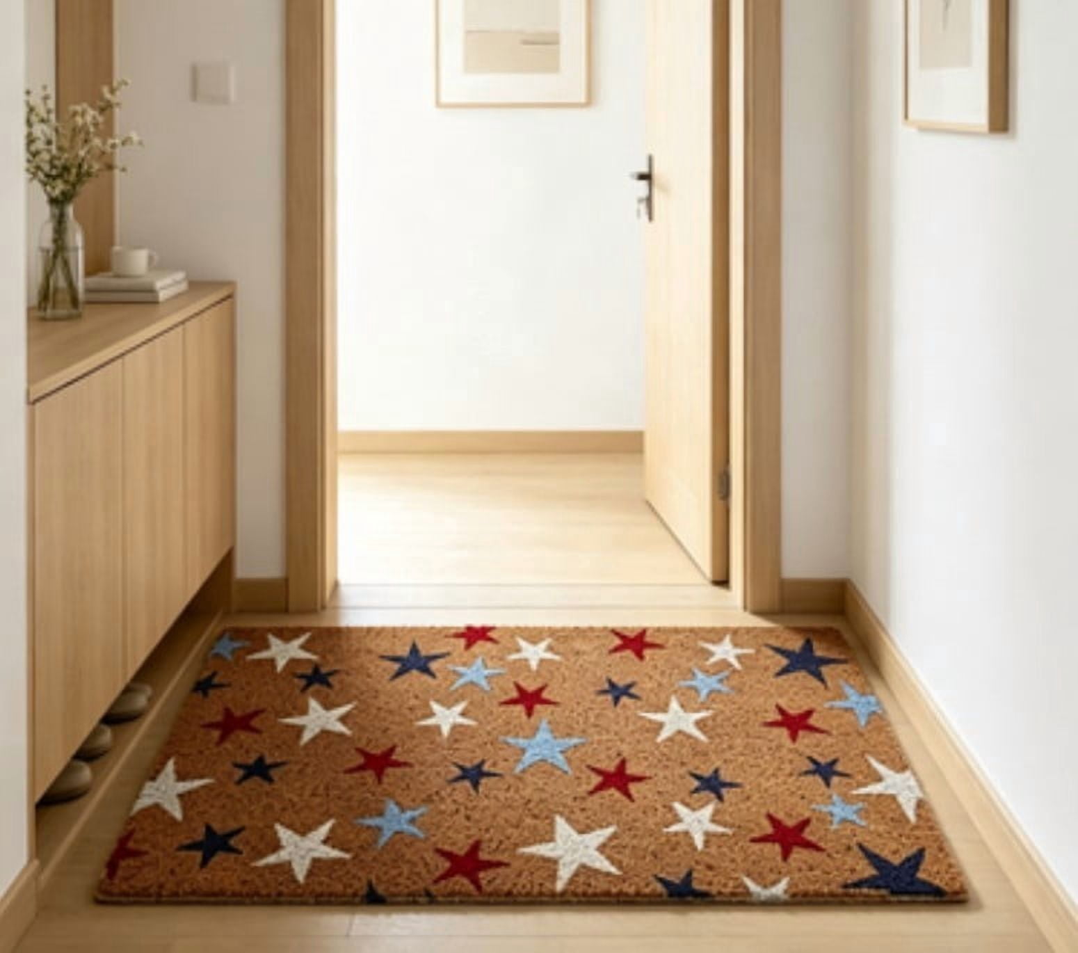 Bwomeauty Holiday Gifts, Patriotic Bow Flag Bath Mat 4th Of July ...
