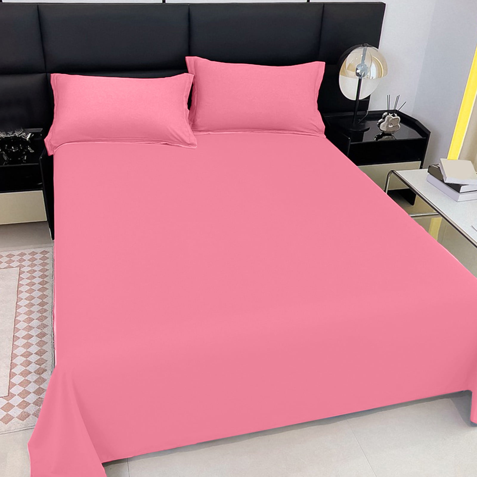 Bwomeauty Living Room Decor, Solid Color Ease Friendly Washable Sheets ...