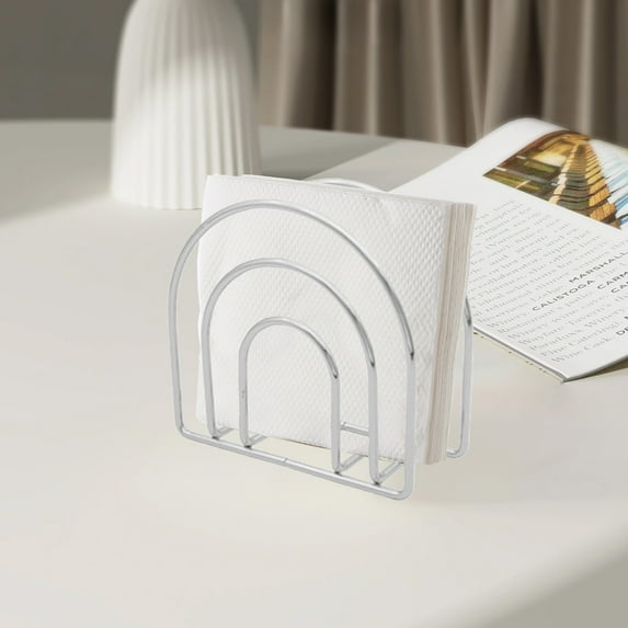 Bwomeauty Organization and Storage, Table Napkin Rack Modern Metal ...