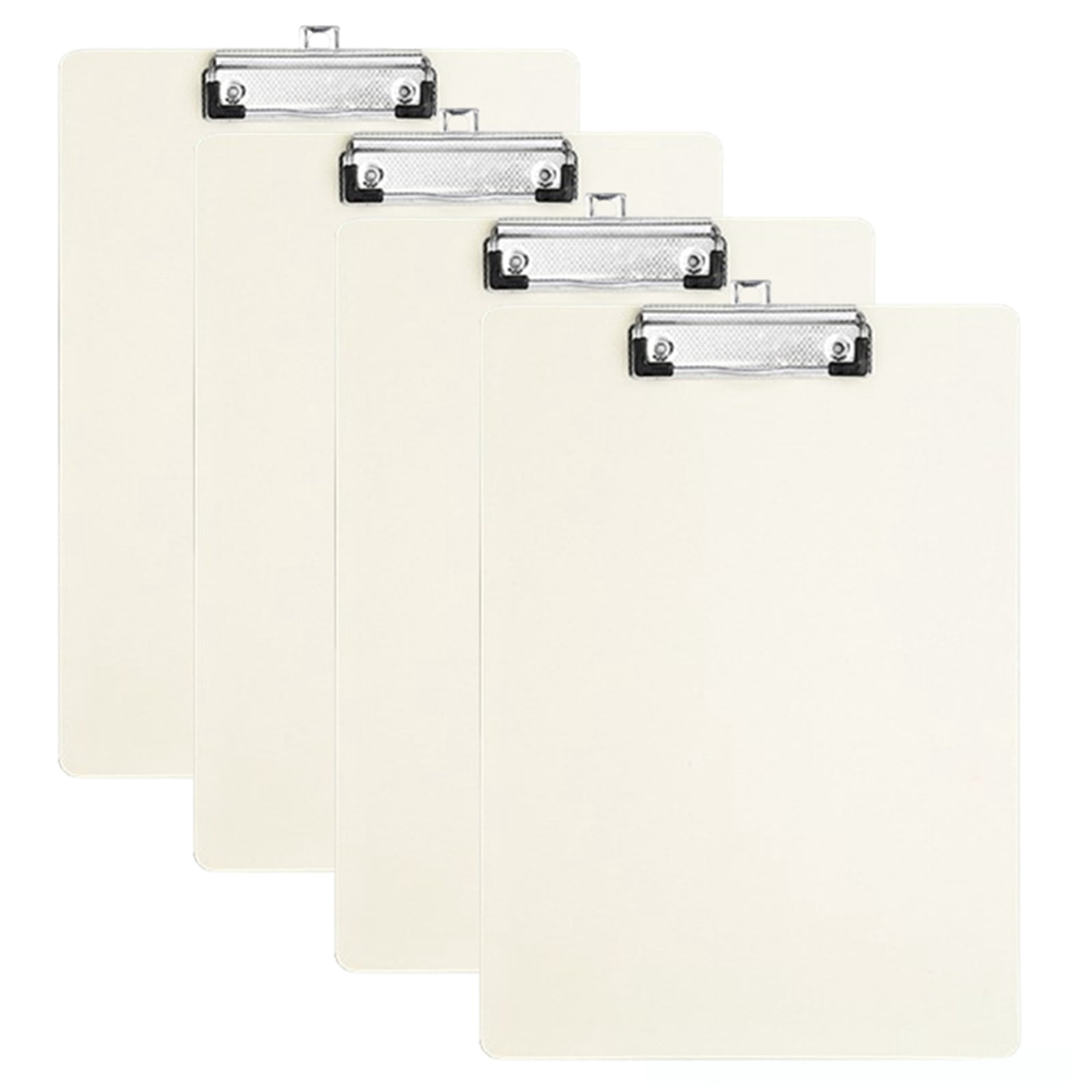 Bxaolu 1 Pack Plastic Clipboards, A4Clip Boards with Low Profile Metal ...